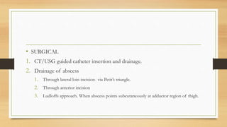 Psoas abscess | PPTX