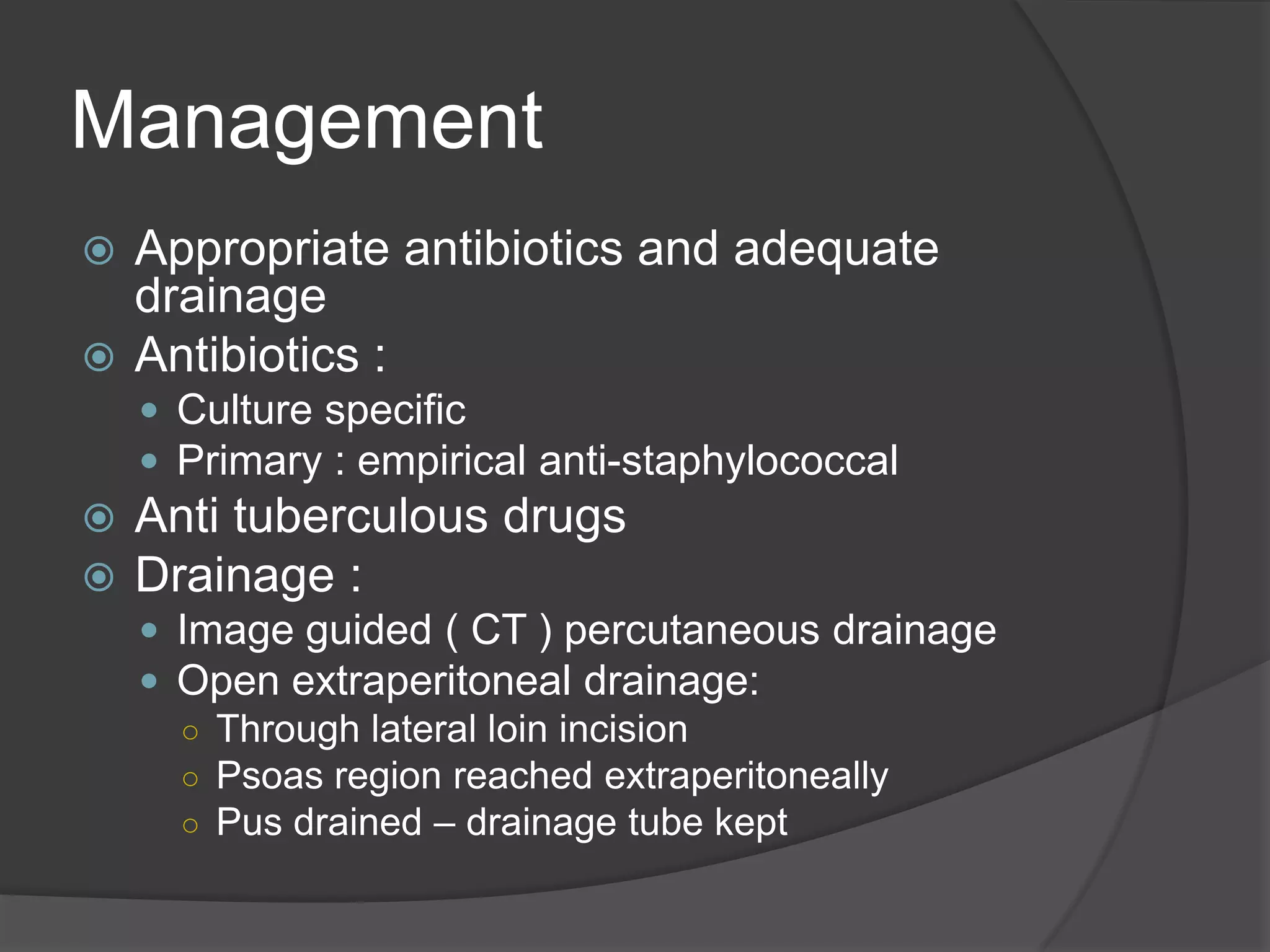 Psoas abscess | PPTX