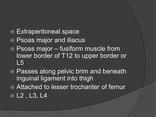 Psoas abscess | PPTX | Blood Disorders | Diseases and Conditions