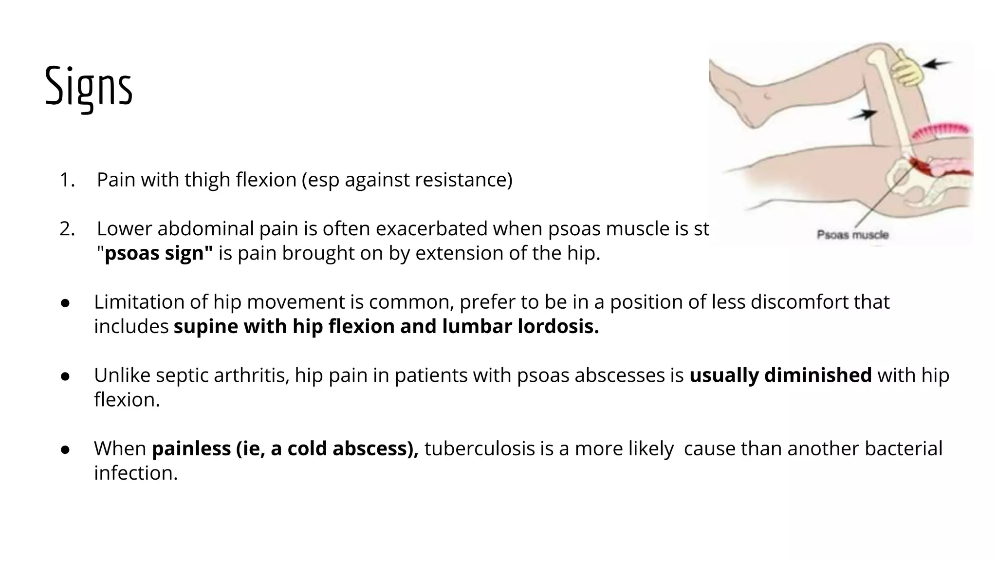 Psoas abscess | PPTX