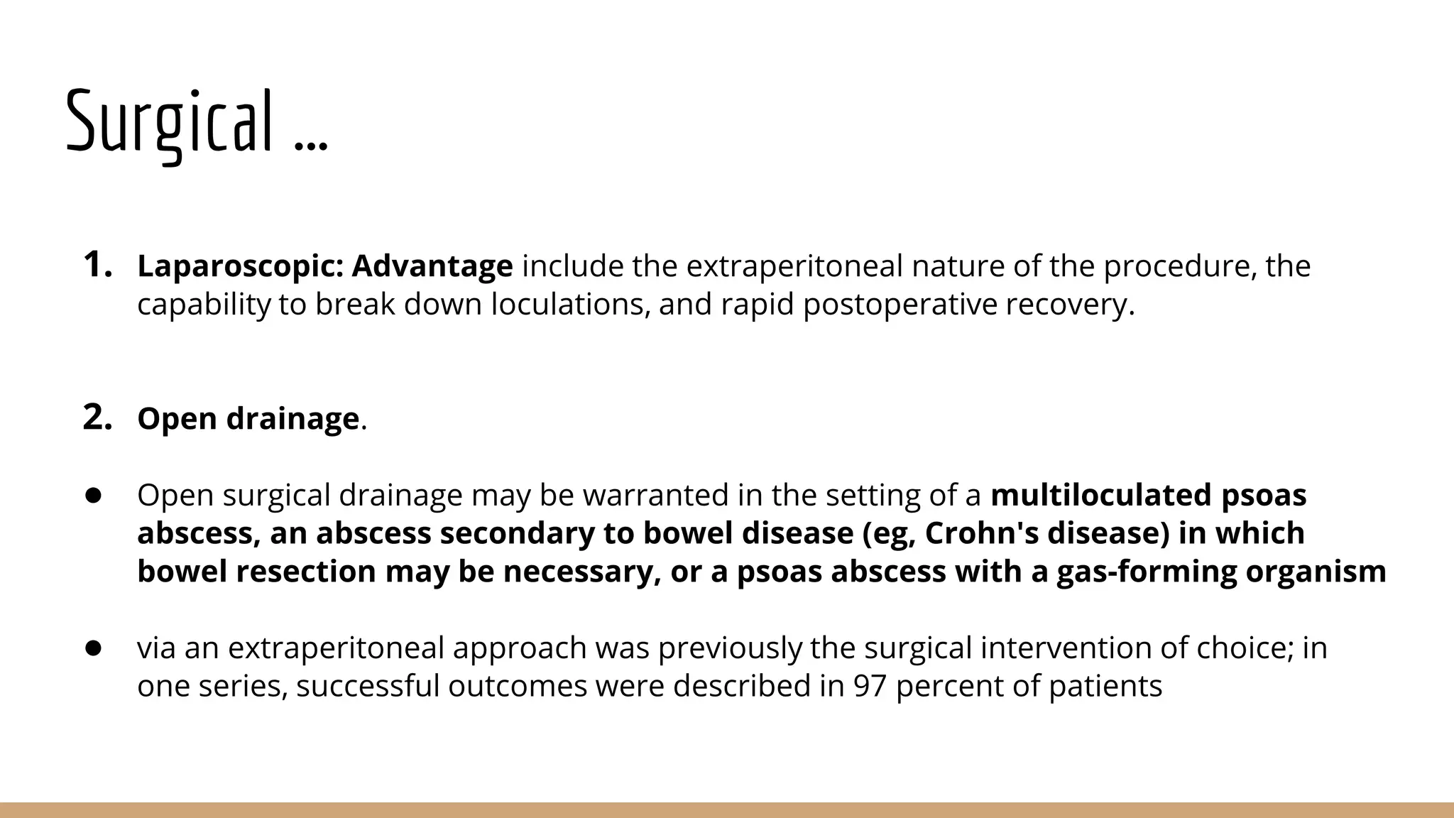 Psoas abscess | PPTX