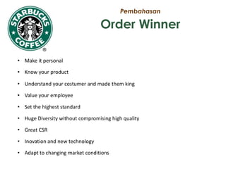 Starbucks Operation PPM EM10B | PPTX