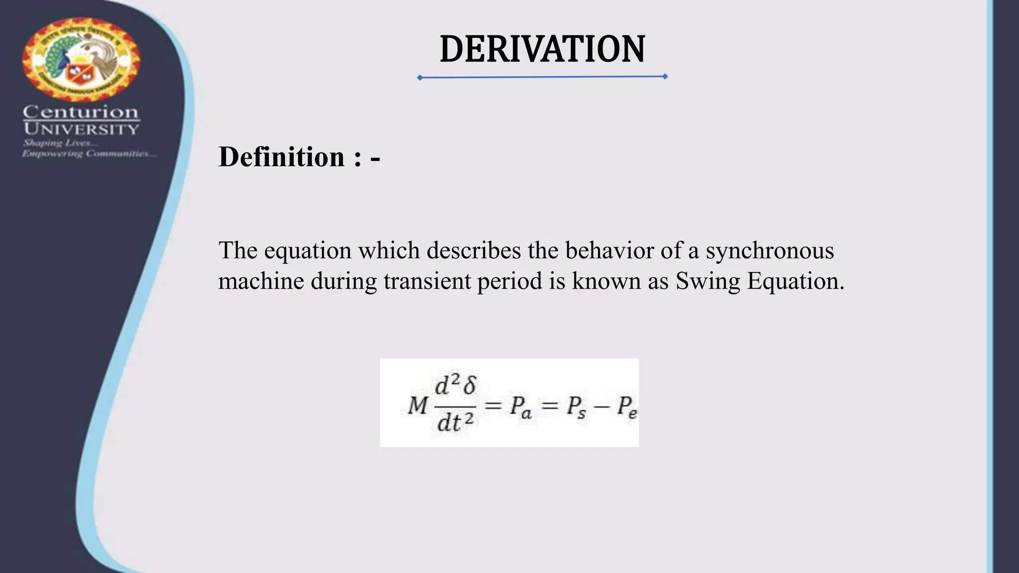 PSOC-Swing Equation.pptx