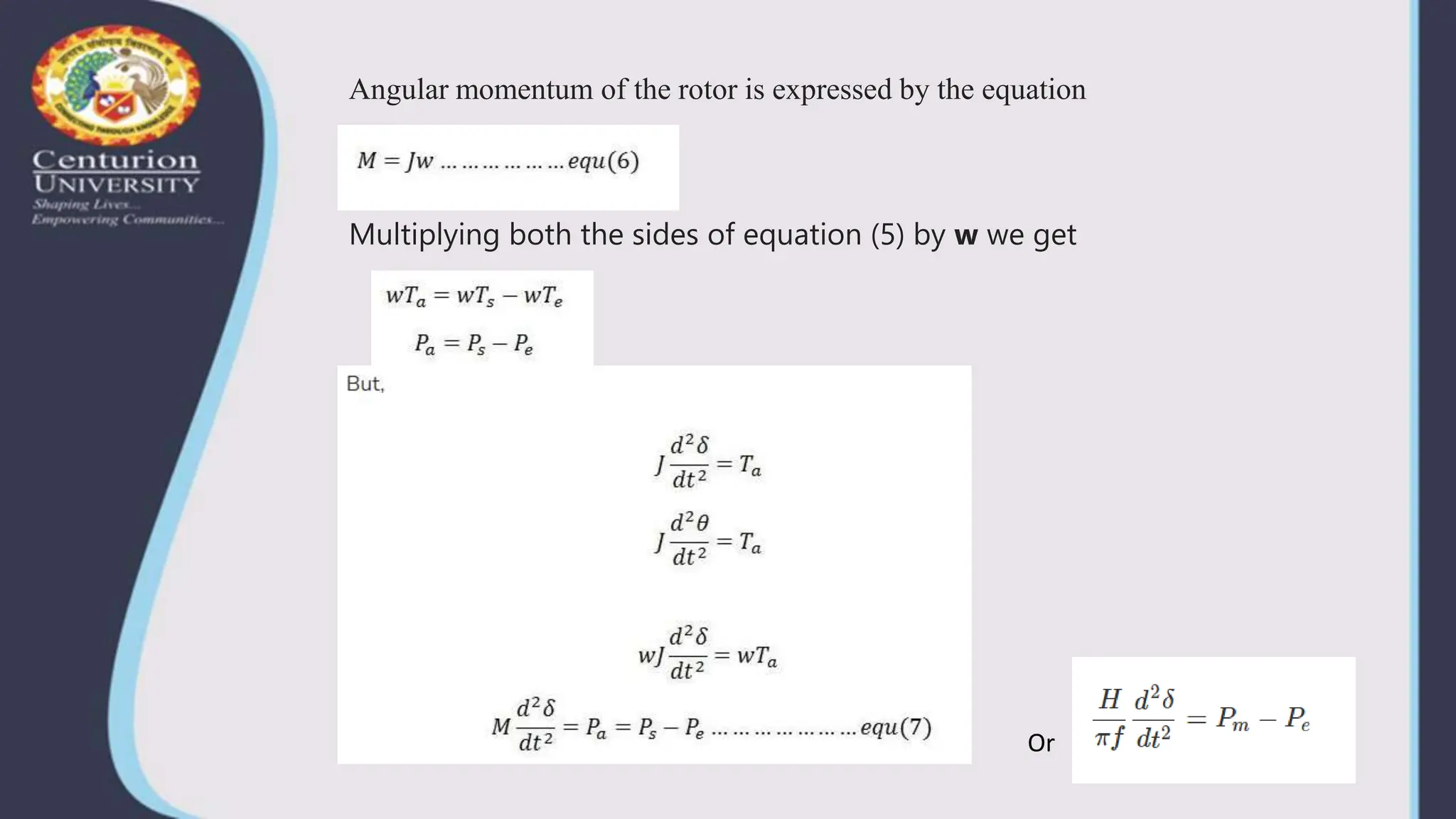 PSOC-Swing Equation.pptx