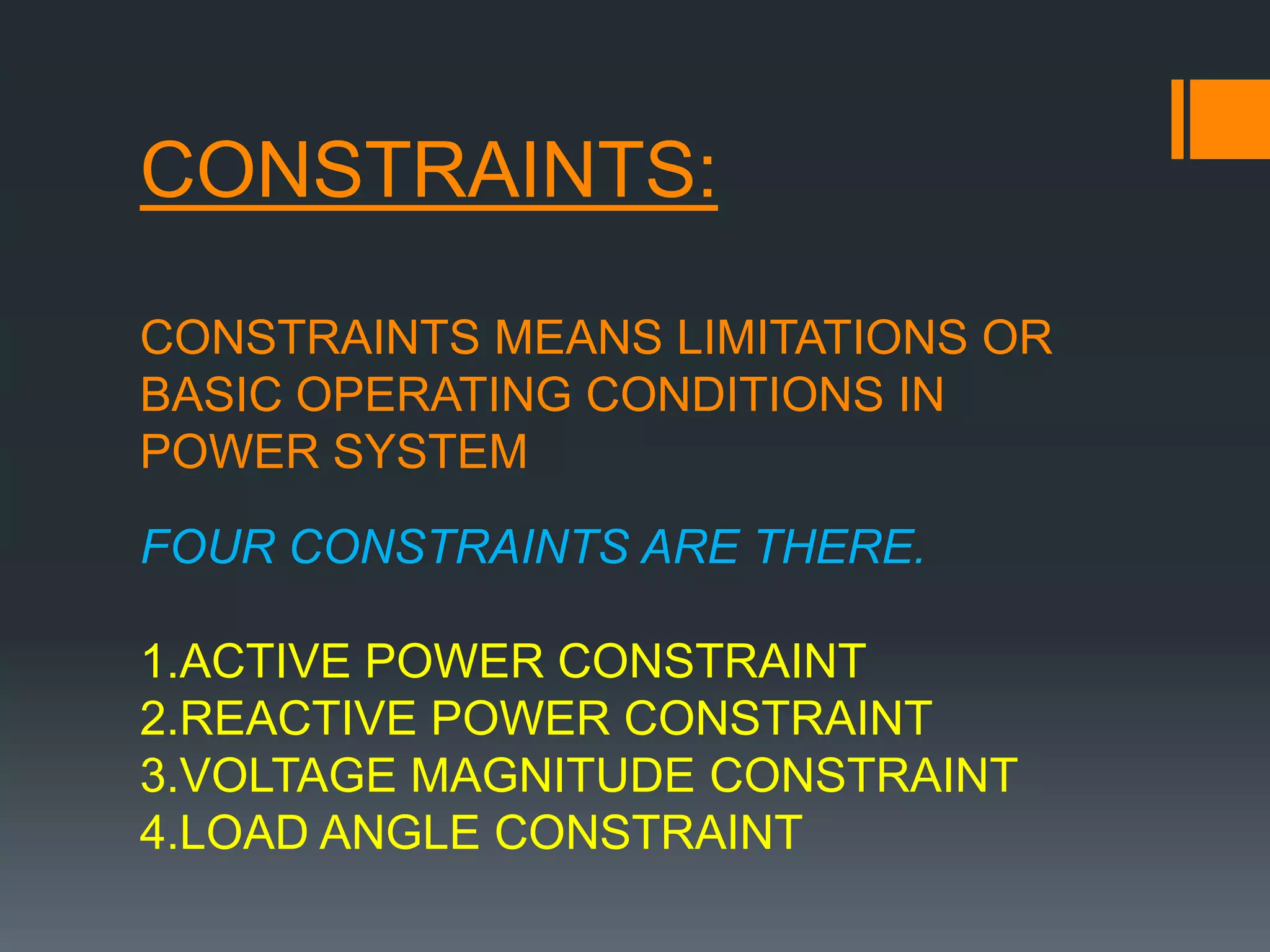 Power System Operation and Control | PPTX