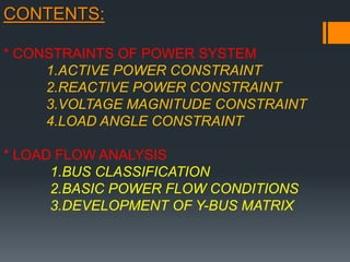 Power System Operation and Control | PPTX