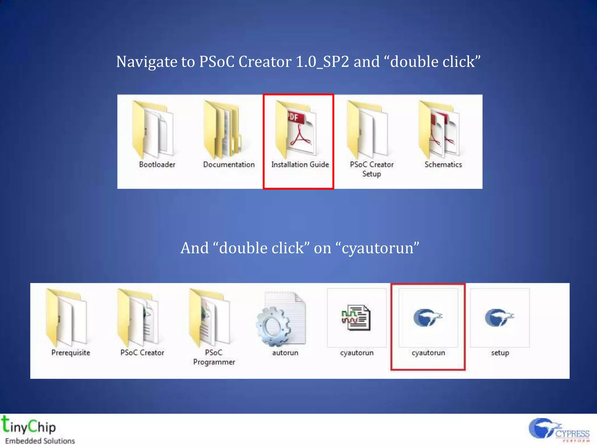 PSoC Creator Installation Guide | PPT