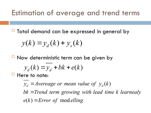 Short Term Load Forecasting Load Forecasting Ppt