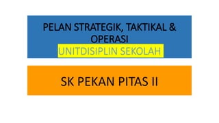 PELAN STRATEGIK OPERASI DISIPLIN SEKOLAH | PPTX