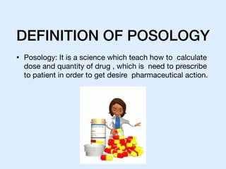 Dispensing Pharmacy: Posology | PPT