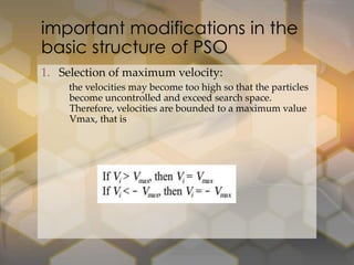 Particle swarm optimization | PPTX