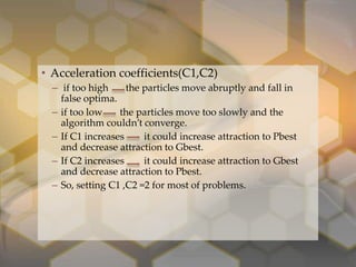 Particle swarm optimization | PPTX