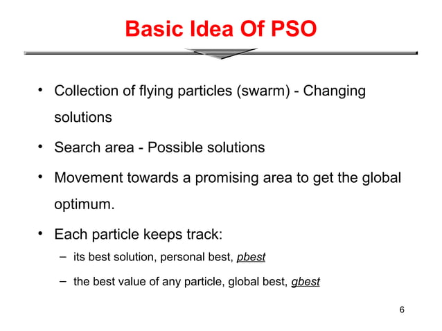 Particle Swarm Optimization - PSO | PPT | Technology & Computing