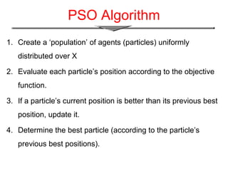 Particle Swarm Optimization - PSO | PPT