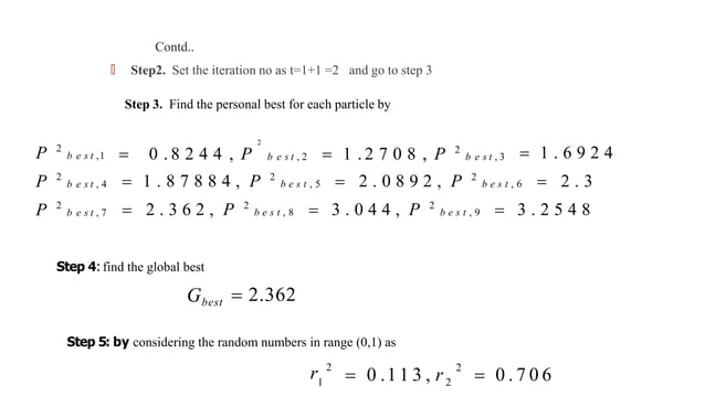 PSOPPT with example (pso optimization with solved problem) .pptx