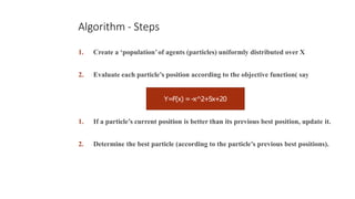 PSOPPT with example (pso optimization with solved problem) .pptx