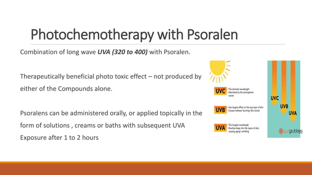 Psoralen.pptx | Skin and Dermatology | Diseases and Conditions