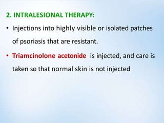 psoriasis complete information including therapy | PPT