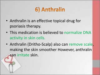 overview on pharmacological management of psoriasis | PPT
