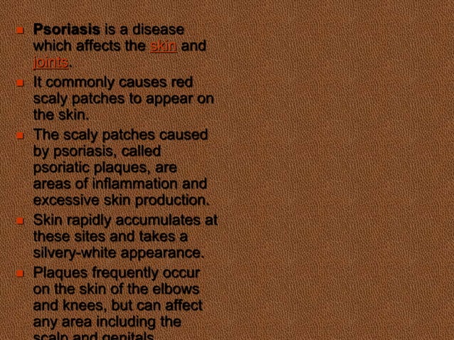 Psoriasis skin disease dermatology | PPT | Skin and Dermatology ...