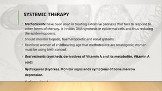 Psoriasis and its management and treatment | PPT
