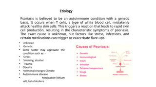 Psoriasis Presentation and Collegeswnote | PPTX