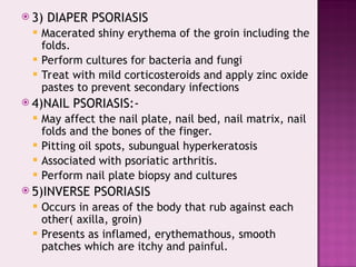 Psoriasis dermatology for lecture note ppt | PPT