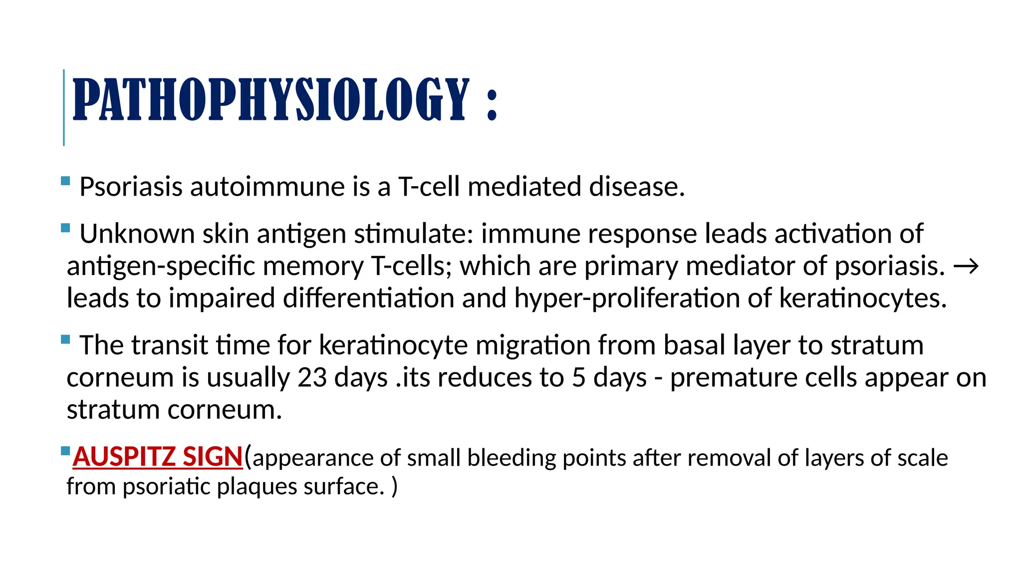PSORIASIS dermatology slideshow by students | PPTX
