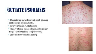 PSORIASIS dermatology slideshow by students | PPTX