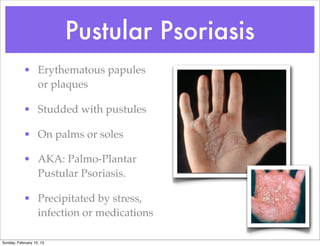 Psoriasis - Clinical | PPT