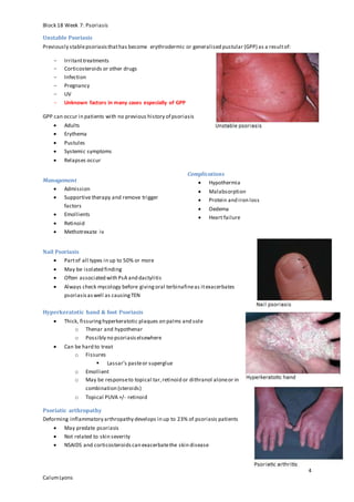 Psoriasis | DOCX