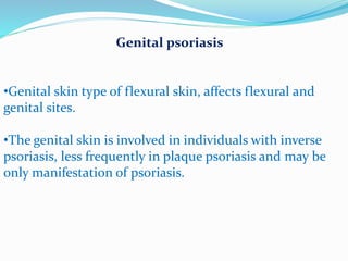 Psoriasis affecting specific sites (2) | PPTX