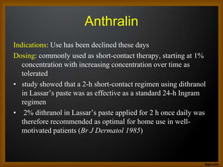 Psoriasis evidence based treatment | PPTX
