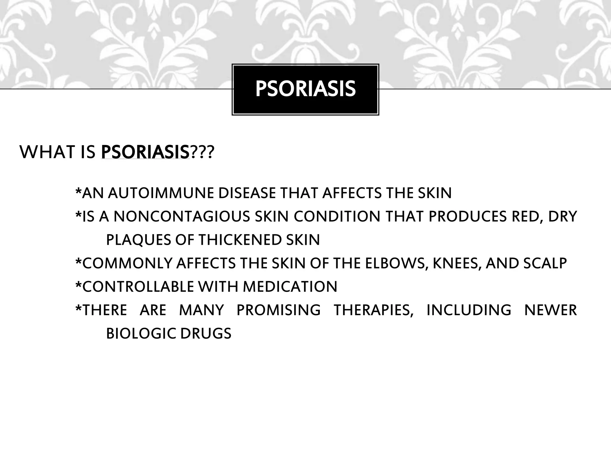Psoriasis & skin cancer | PPTX