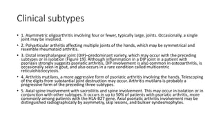 Psoriathic arthritis-Diagnosis and Management | PPTX