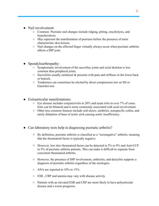 Psoriatic arthritis | PDF | Bone and Joint Conditions | Diseases and ...