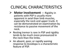 Psp - Progressive Supranuclear Palsy | PPTX
