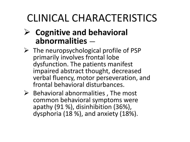 Psp - Progressive Supranuclear Palsy | PPTX | Physical Therapy | Wellness