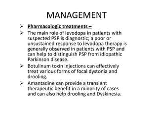 Psp - Progressive Supranuclear Palsy | PPTX