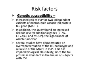 Psp - Progressive Supranuclear Palsy | PPTX