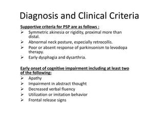 Psp - Progressive Supranuclear Palsy | PPT