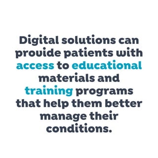 Role of Digital Solutions in Patient Support Programs | PDF