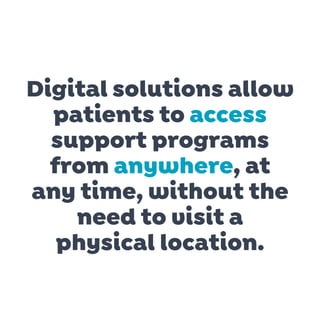 Role of Digital Solutions in Patient Support Programs | PDF