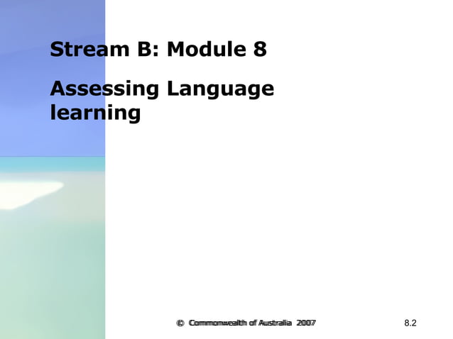 Psp Module 8 Assessment | PPT