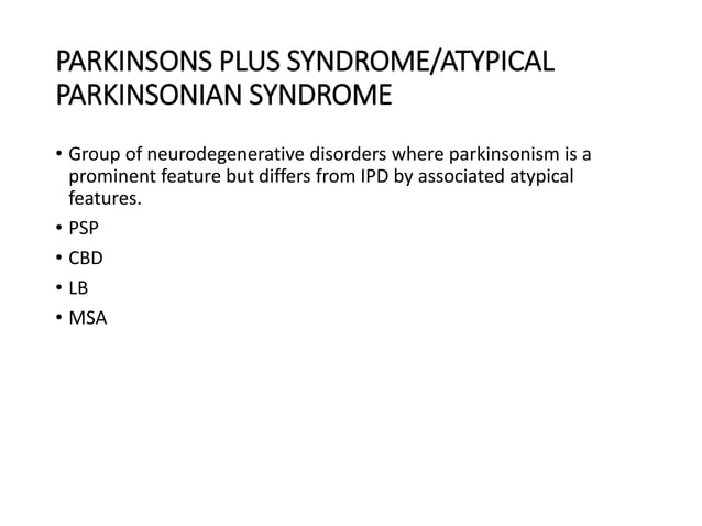 PROGRESSIVE SUPRANUCLEAR PALSY-MRI SPOTTER WITH OTHER IMAGING SIGNS | PPT