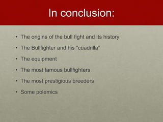 bull fight | PPTX