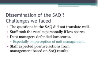 Safety Attitudes Questionnaire- a way to measure “culture of safety” | PPT