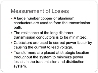Determination of Voltage Regulation and Power system losses | PPTX