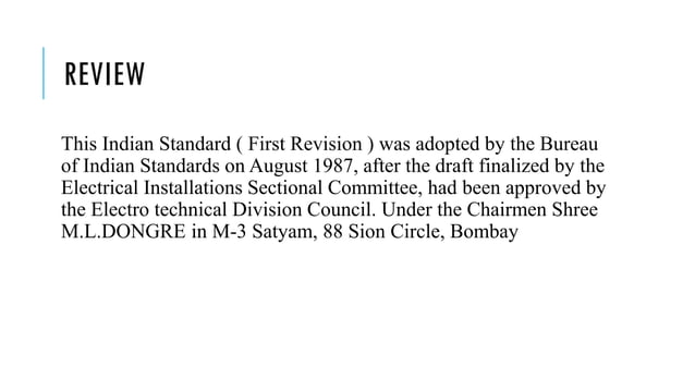 IS : 3043 -1987 CODE OF PRACTICE FOR EARTHING(REACTANCE GROUNDING ...