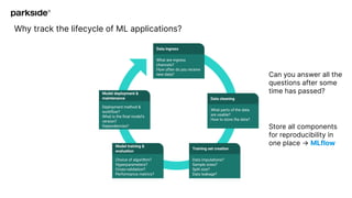 [DSC DACH 23] Go with the flow – Track your machine learning lifecycle using MLflow - Philipp ...